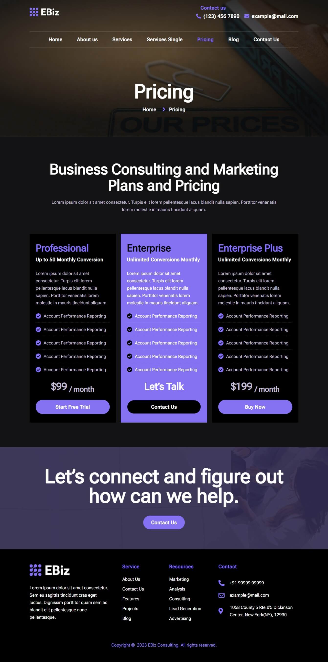 Ebiz - Corporate Business Elementor Pro Template Kit by awaiken | ThemeForest